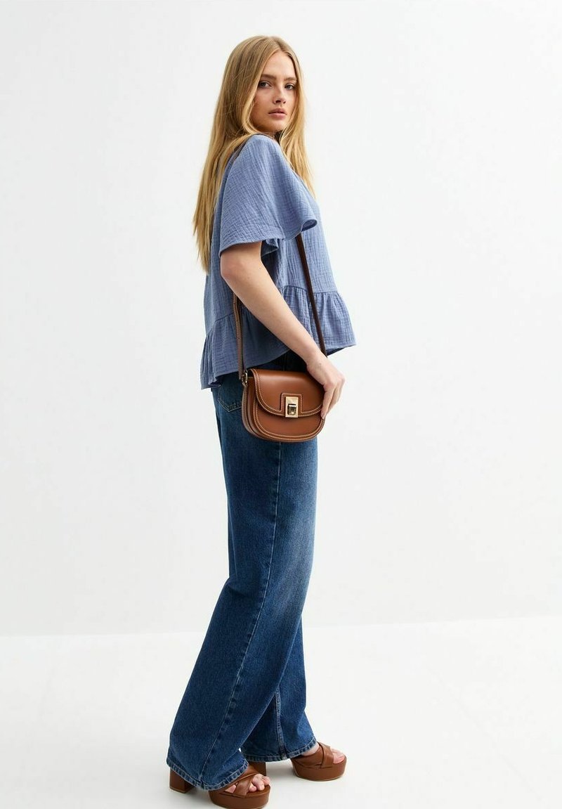 New Look DROP HEM - Blus - blue/blå - Zalando.se