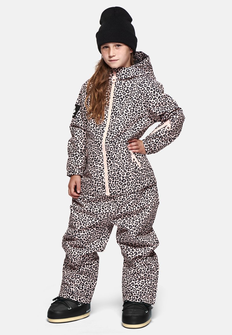 Oneskee OVERALL MINI - Tuta da neve - pink leopard/fuxia - Zalando.it