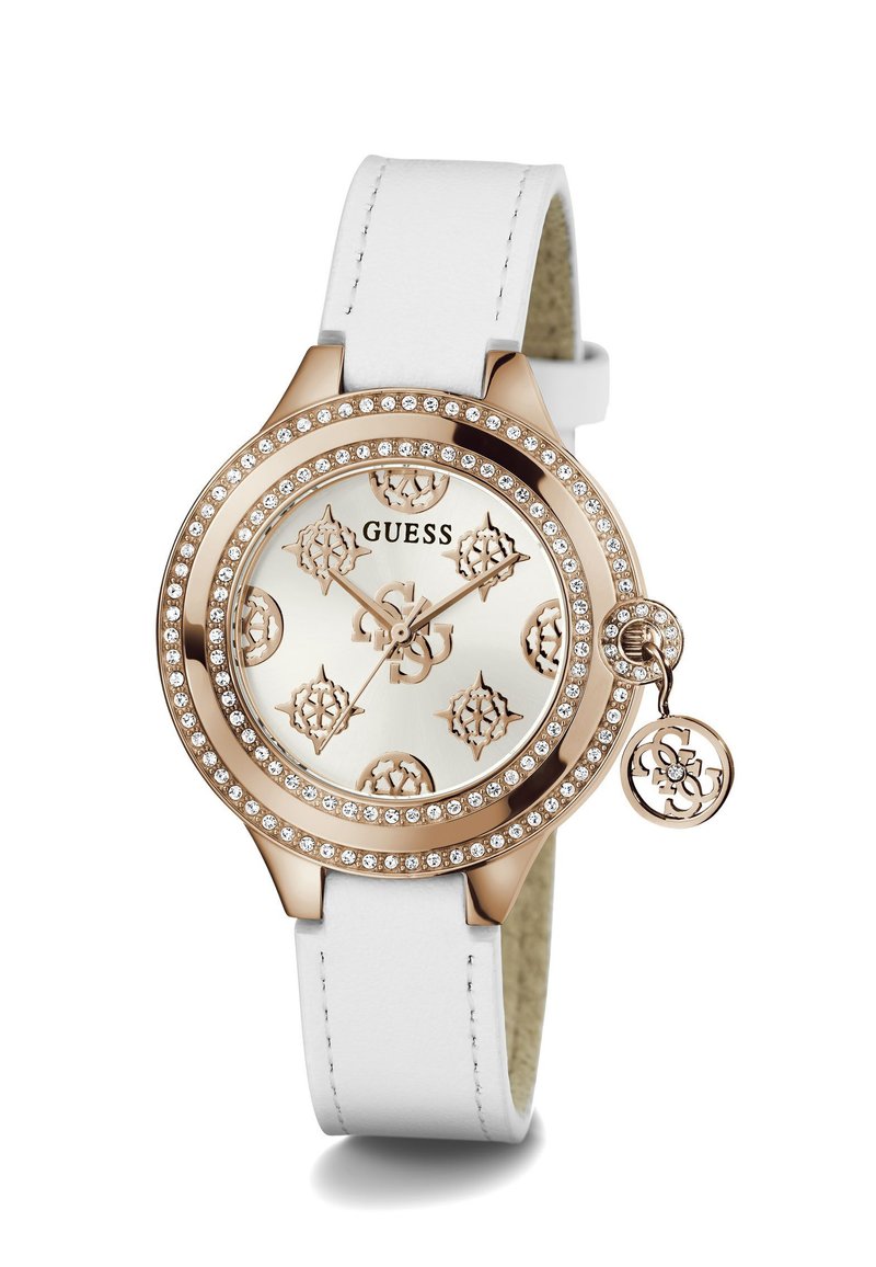 Guess CHARMED - Watch - rose gold tone/white - Zalando