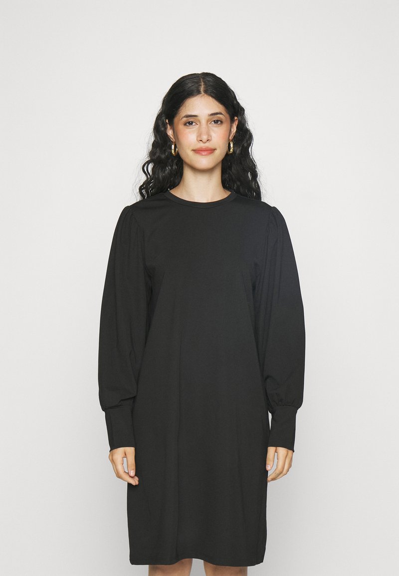 Object Petite OBJCAROLINE DRESS - Jersey dress - black - Zalando.ie
