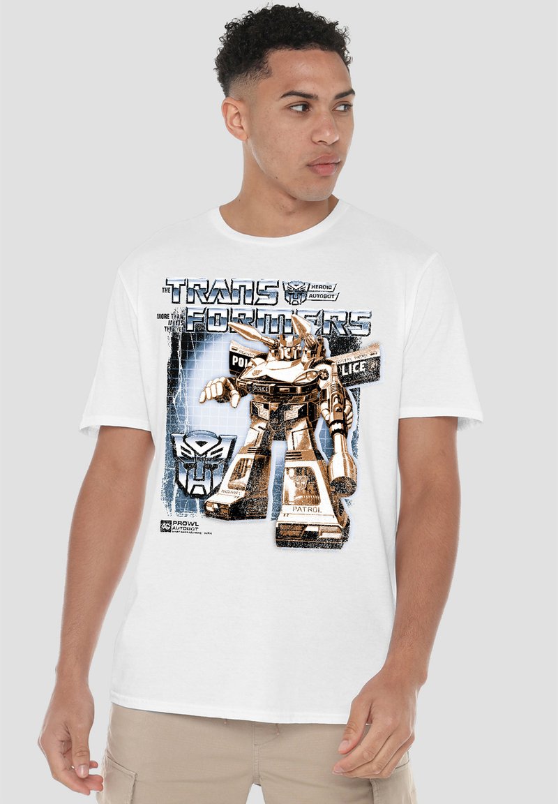 Hasbro TRANSFORMERS PROWL BOX - Print T-shirt - white - Zalando