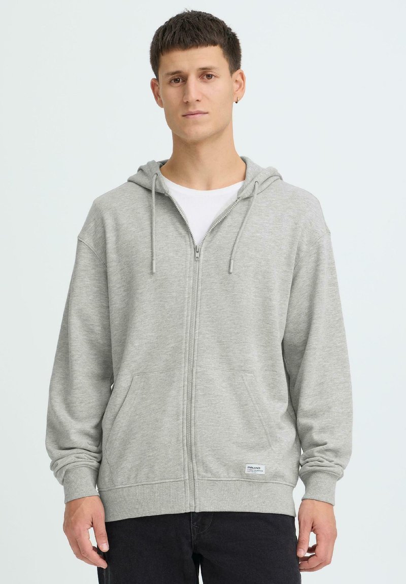 Blend BHMBRILO - Zip-up sweatshirt - stone mix/grey - Zalando