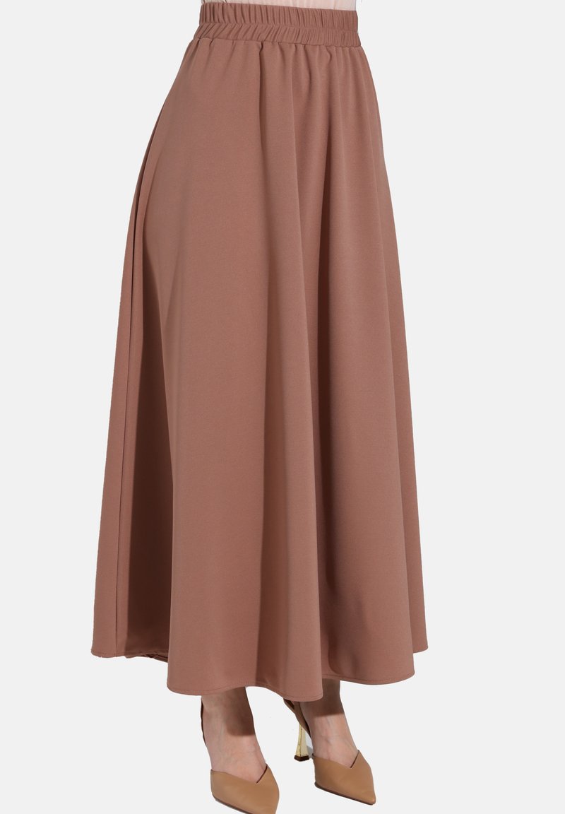 Modanisa REFKA - Maxi skirt - tan - Zalando.ie