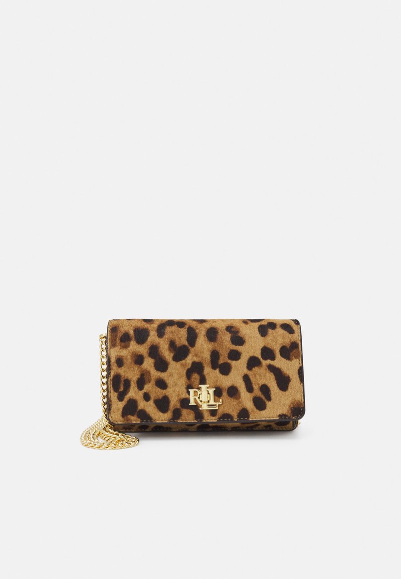 Lauren Ralph Lauren TECH CASE - Cross body bag - chestnut brown/dark ...