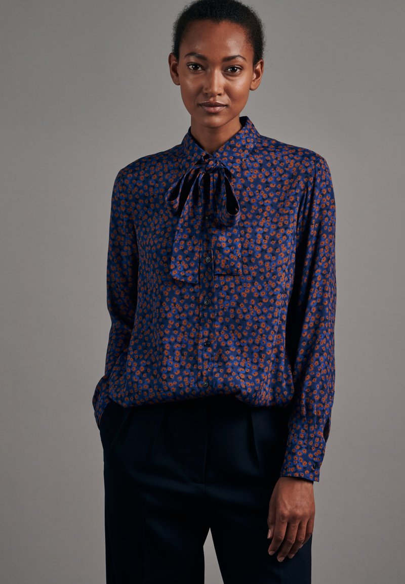 Seidensticker CHWARZE ROSE REGULAR FIT - Hemdbluse - blau/dunkelblau ...