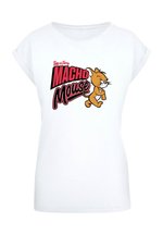ABSOLUTE CULT TOM AND JERRY-MACHO MOUSE - T-Shirt print - white/weiß ...