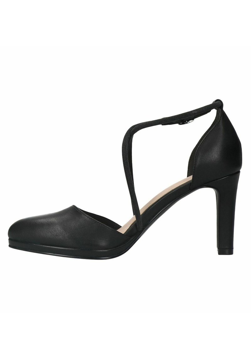 Pumps Mit Riemchen Schwarz