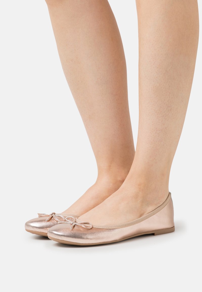 Marco Tozzi Ballet pumps - rose metallic/rose gold-coloured - Zalando.ie