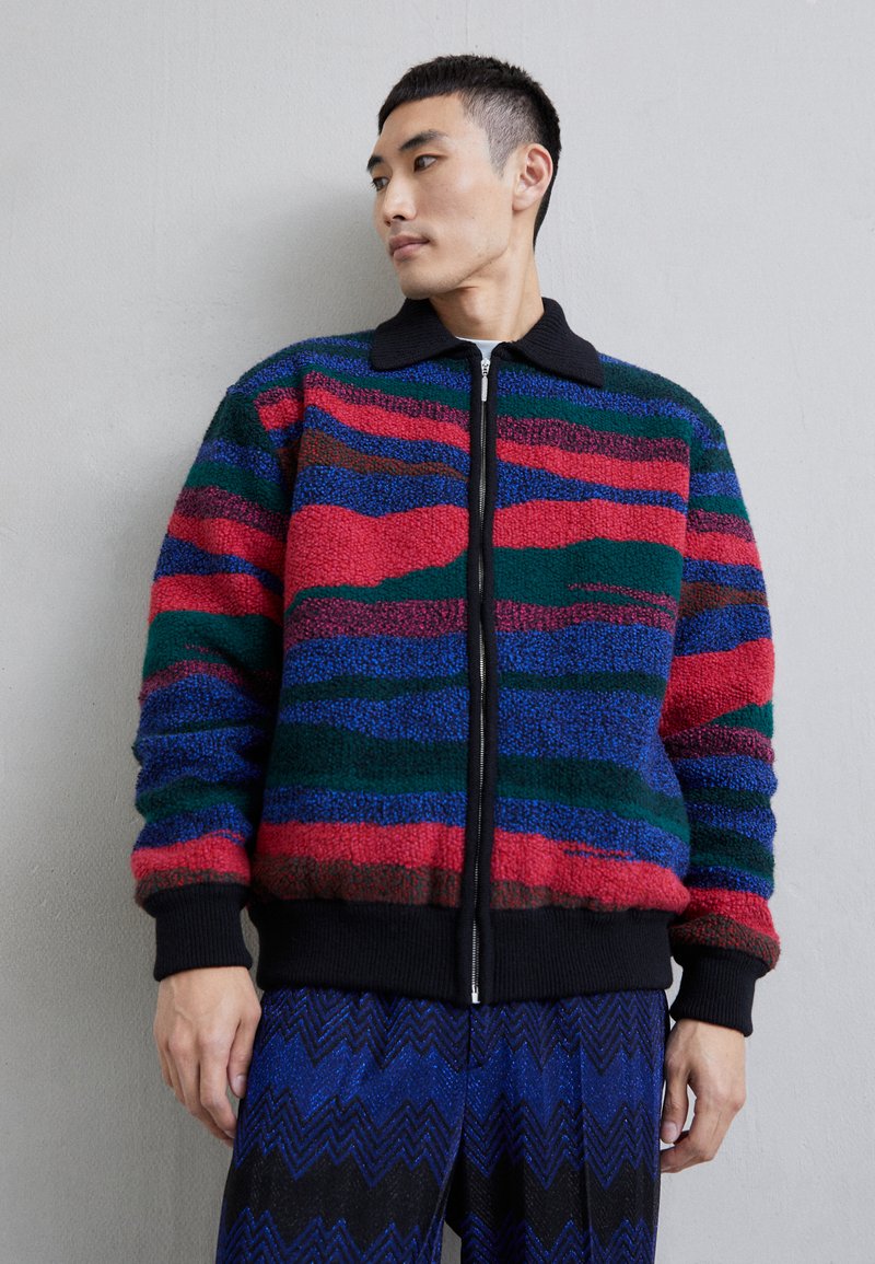 Missoni JACKET - Cardigan - black/red/black - Zalando.ie