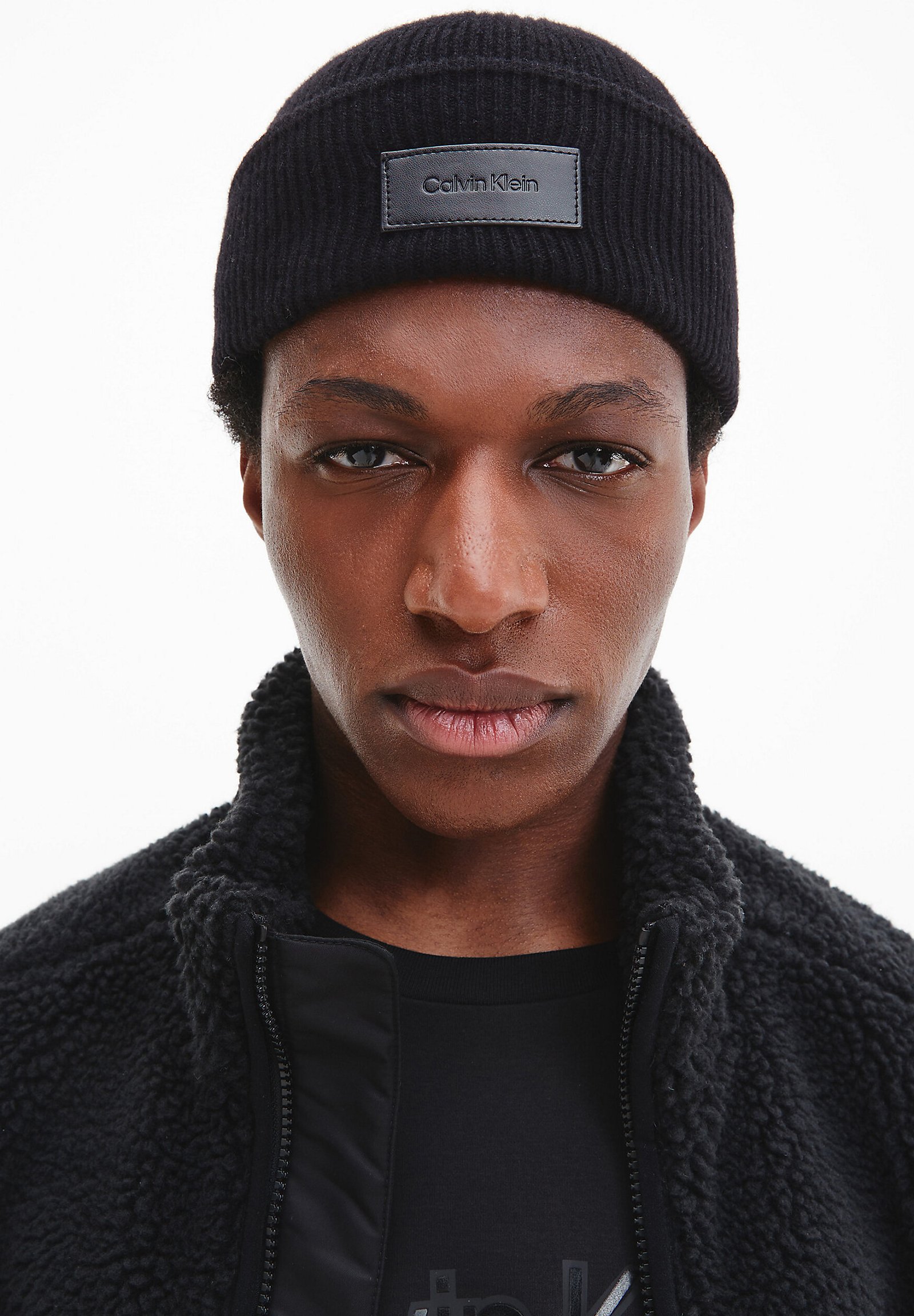 Calvin Klein BADGE DOCKER UNISEX Beanie Ck Black black Zalando co uk Calvin Klein BADGE DOCKER UNISEX Beanie Ck Black black Zalando co uk