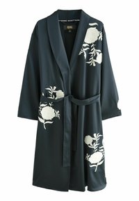 Rockett St George REGULAR FIT - WRAP ROBE - Halāts - black white/melns ...