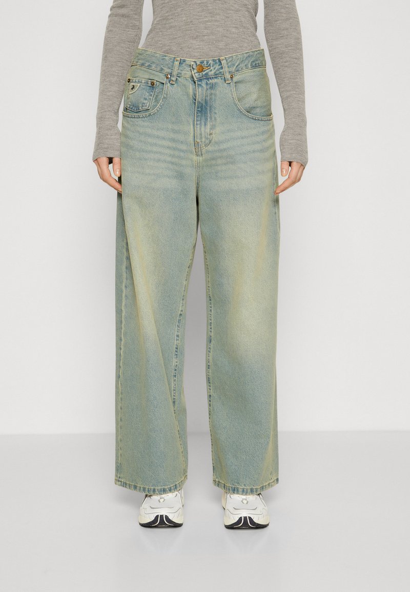 LOIS Jeans BEATRIX - Džíny Relaxed Fit - oregon sand/světlemodrý denim ...