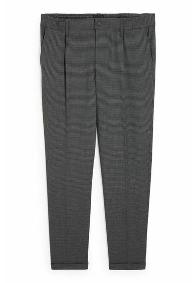 Next NOVA FIDES ITALIAN HERRINGBONE TEXTURED BLEND TAPERED - Chino - grey/gris - ZALANDO.FR