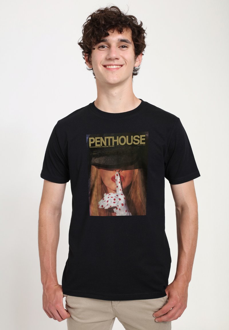 Henry Tiger PENTHOUSE 1990 COVER - T-shirt print - black/zwart - Zalando.nl