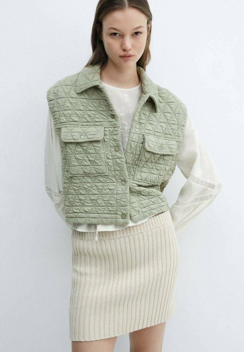 Mango Vest - light green/lysegrøn - Zalando.dk