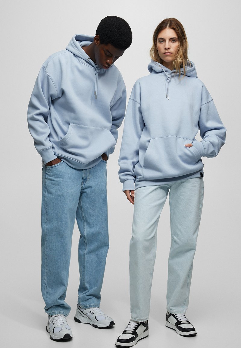 PULL&BEAR BASIC - Hoodie - blue/blauw - Zalando.nl