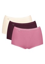 Sloggi MAXI, BASIC 3ER PACK - Panties - pink beere beige/mehrfarbig ...