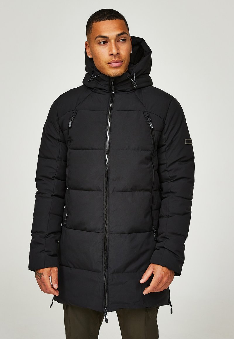 Kings Will Dream COLTON LONGLINE PUFFER JACKET - Talvemantel - jet ...