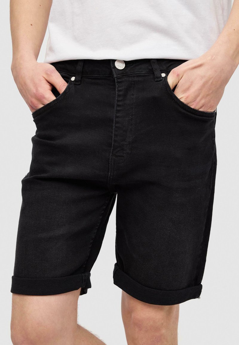 INSIDE Shorts vaqueros - black/negro - Zalando.es