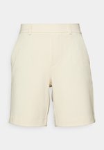 Object Petite WIDE SHORTS PETITE - Rövidnadrágok - sandshell/teve ...