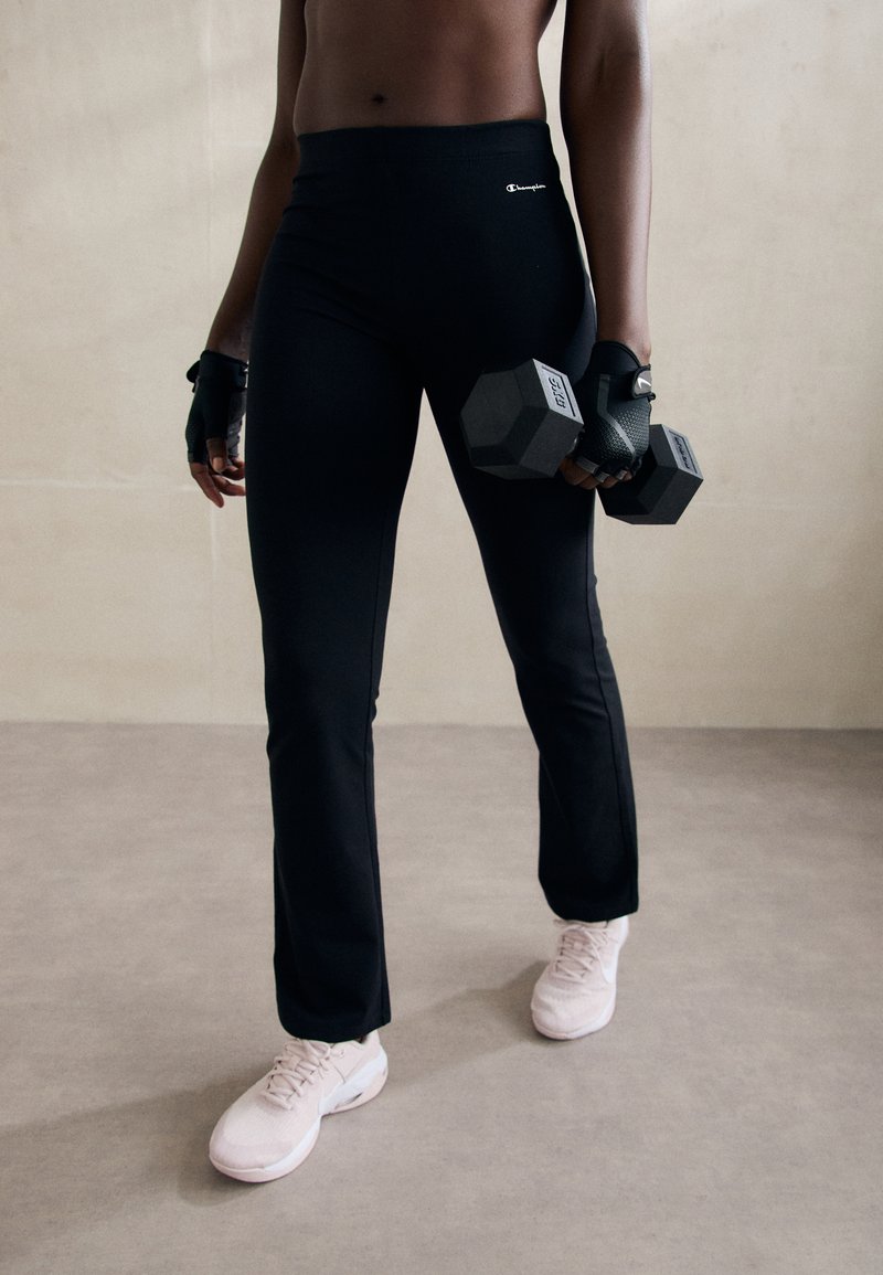 Champion TECH FLARE LEGGINGS - Collant - black/nero - Zalando.it