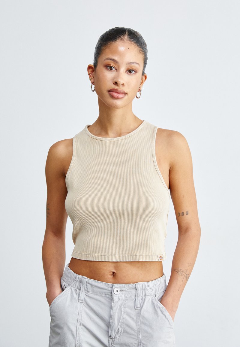 Dickies NEWINGTON VEST - Top - mottled beige/beige-meliert - Zalando.at