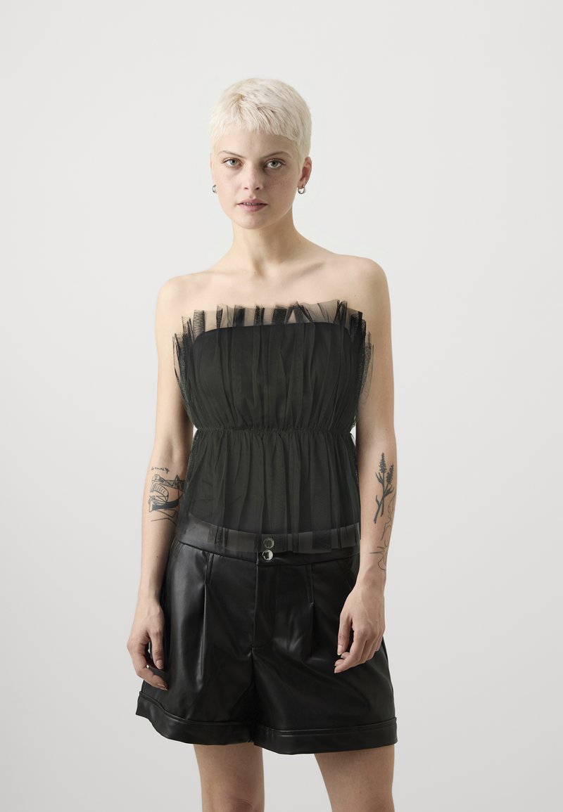 Vero Moda Petite VMCOVE TUBE - Blouse - black - Zalando.ie