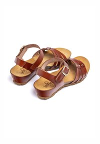 Yokono MONACO - Sandales compensées - marron - ZALANDO.FR