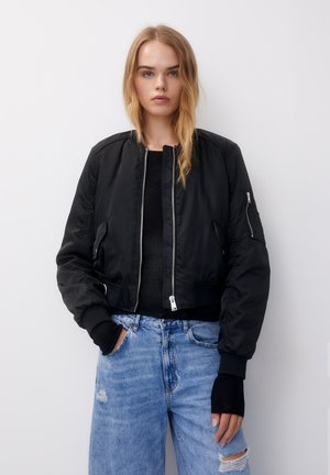 Noisy May NMRONJA OVERSIZE JACKET - Bomber bunda - black/černá - Zalando.cz