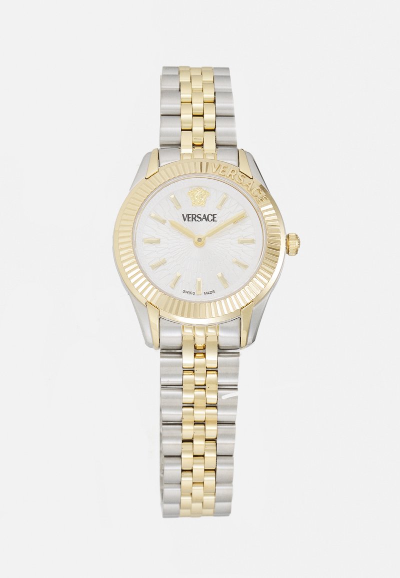 Versace GRECA TIME LADY - Watch - silver-coloured/gold-coloured/silver ...