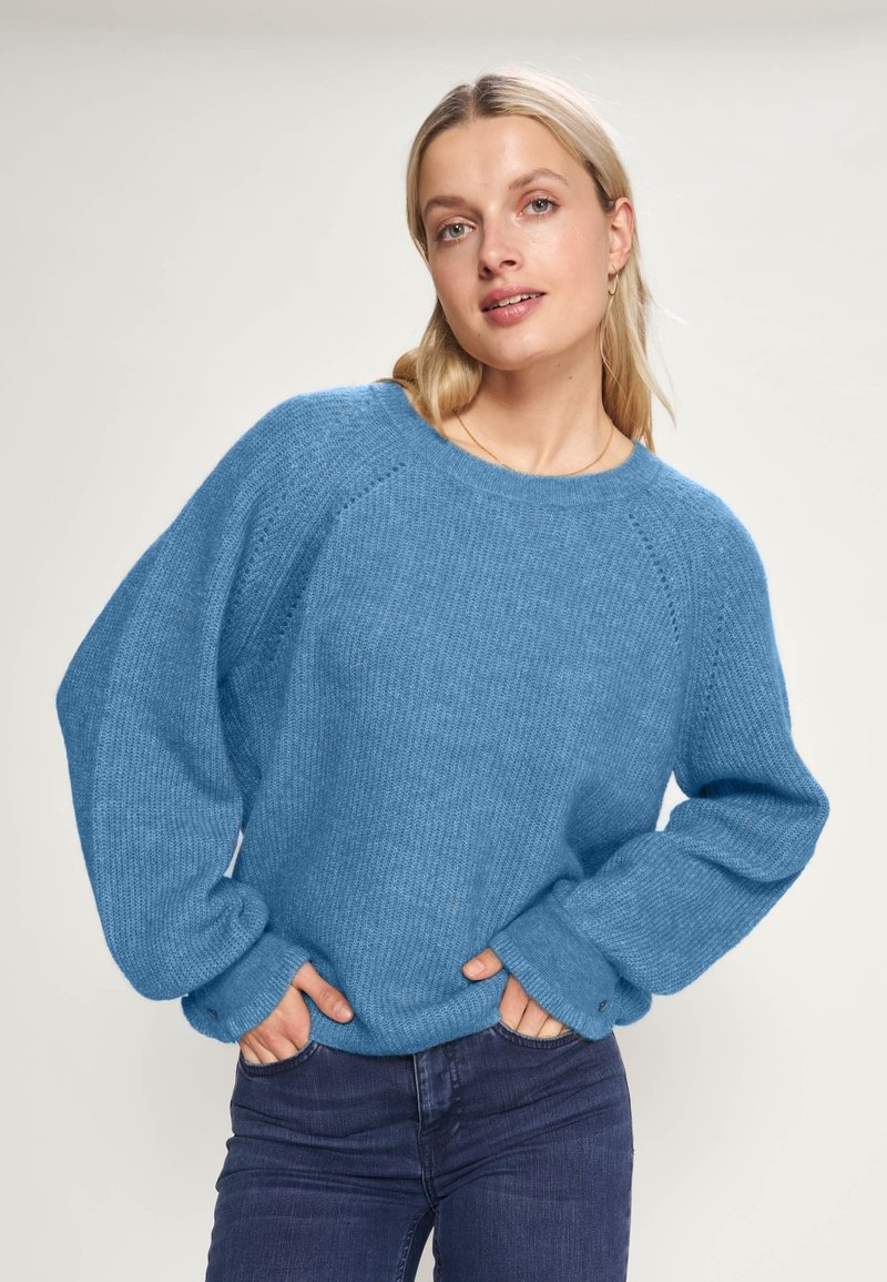 Mos Mosh Pullover - quiet harbor/bleu gris - ZALANDO.FR
