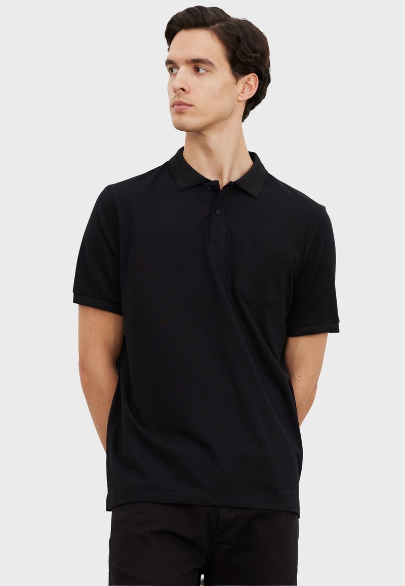 AC&CO / ALTINYILDIZ CLASSICS COMFORT FIT - Polo - Comfort Fit Basic Polo Shirt/noir - ZALANDO.BE