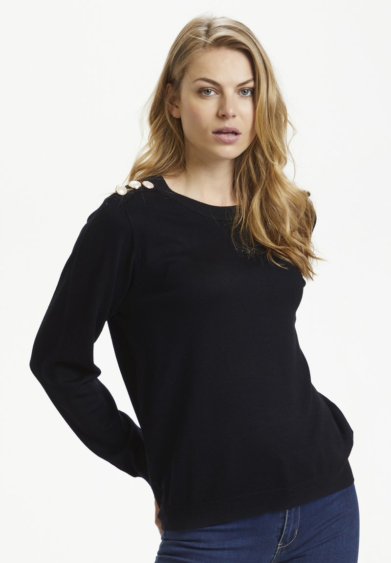 Culture CUANNEMARIE Jumper Black Zalando de culture-cuannemarie-jumper-black-zalando-de