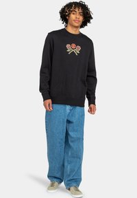 Element TEDDY FÜR - Sweatshirt - fbk/noir - ZALANDO.FR