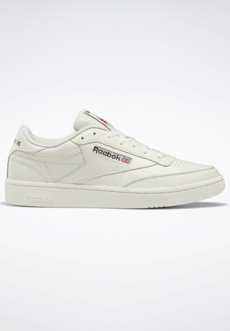 Reebok Classic CLUB C 85 UNISEX - Sneakers low - chalk/chalk/army green/alb natural - Zalando.ro