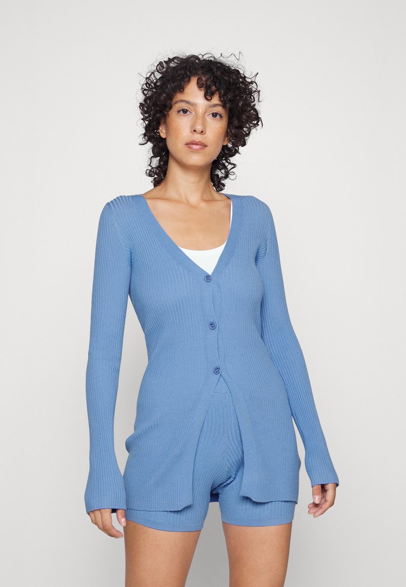 Cotton On Body LOUNGE CARDIGAN & BIKE SHORT SET - Pyjamas - vivid blue ...