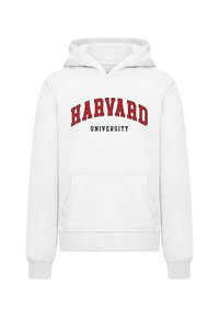 Merchcode HARVARD UNIVERSITY - Bluza z kapturem/biały - Zalando.pl
