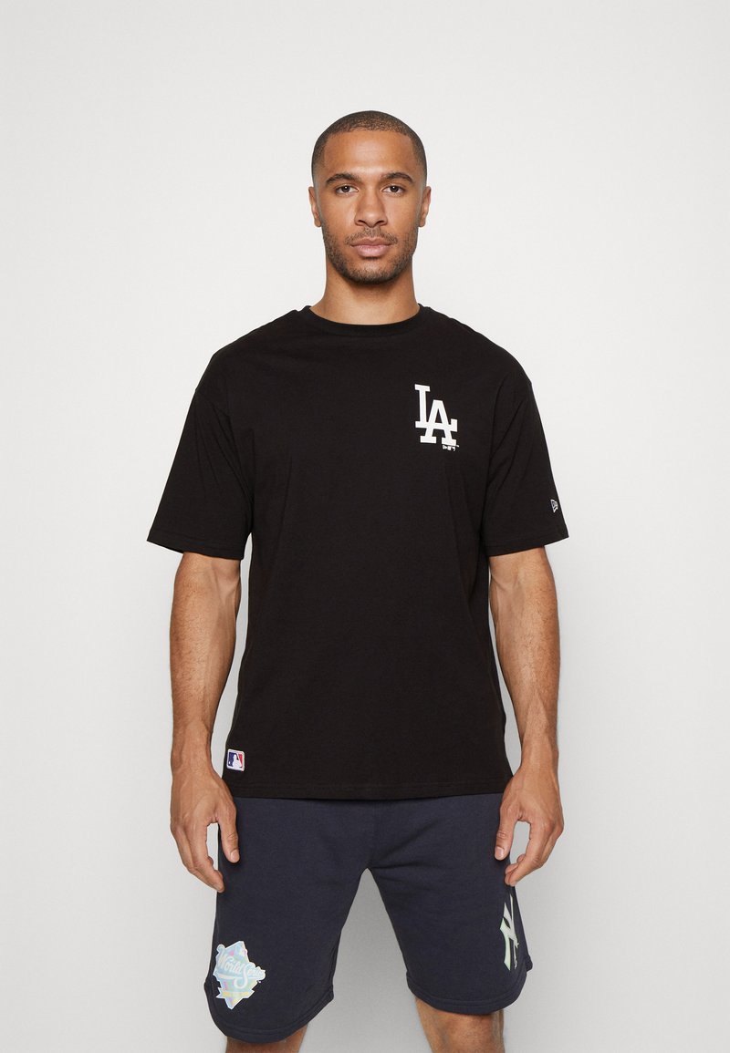 New Era LOS ANGELES DODGERS MLB ESSENTIALS TEE - Joukkuetuote - black ...
