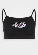 Santa Cruz OVAL SPLICE - Top - black - Zalando.co.uk