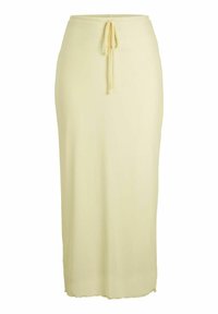 JJXX SAGE - Jupe trapèze - french vanilla/jaune clair - ZALANDO.FR