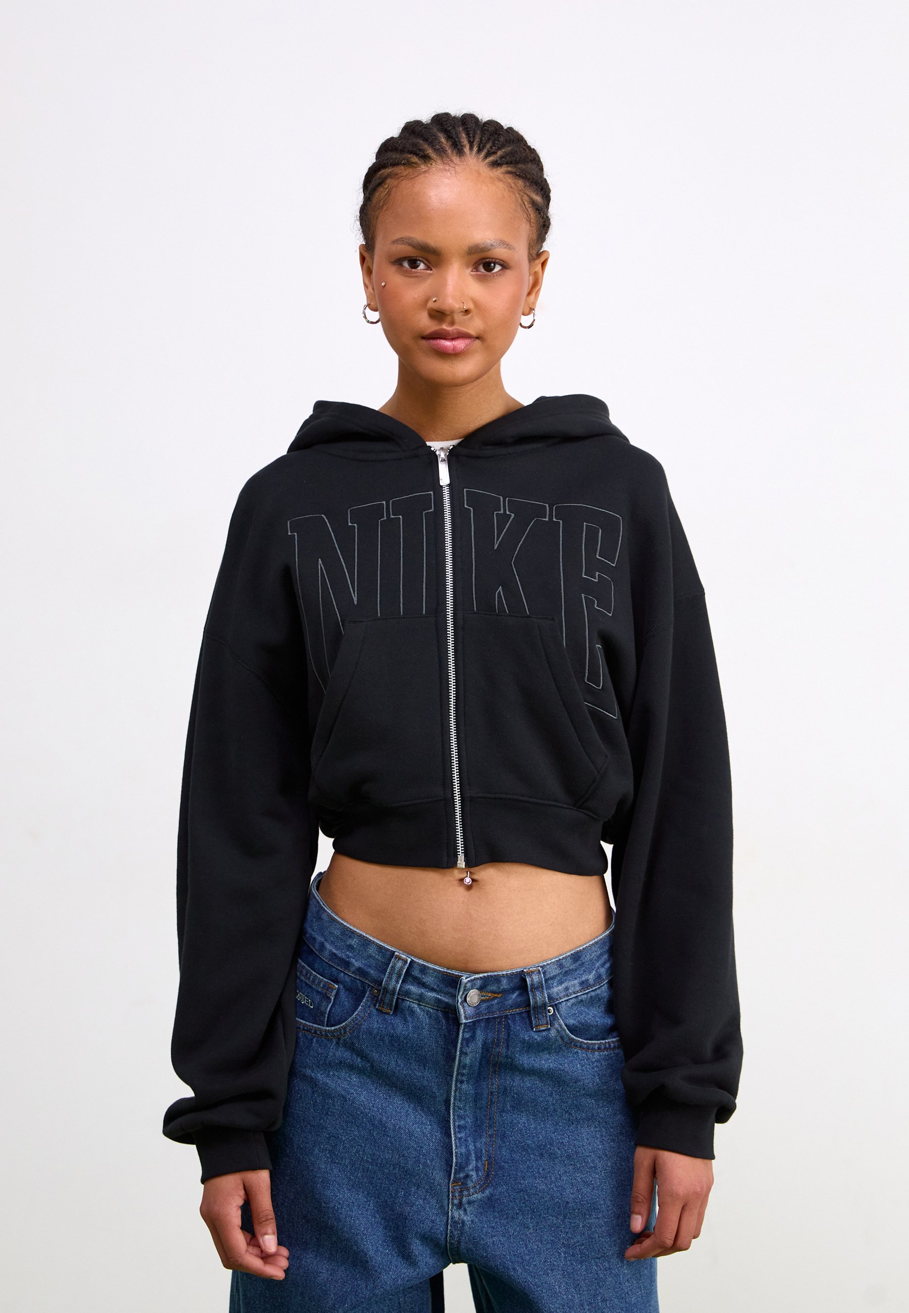 Nike Zip Hoodie Nike Pullover Cropped Nike Sportswear STREET CROP Zip ...