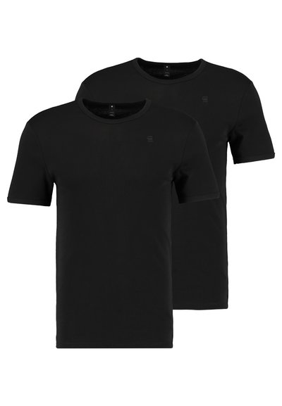 Pier One 3 PACK - T-shirts basic - black/sort - Zalando.dk