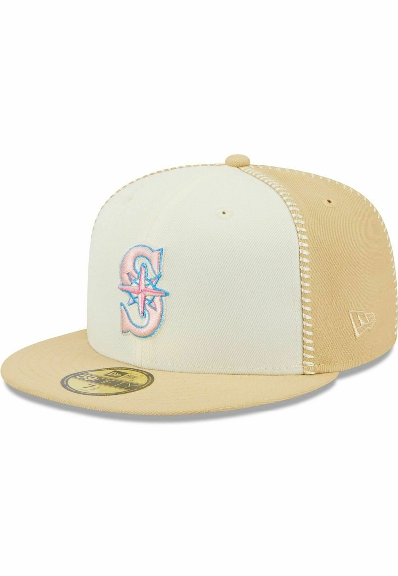 New Era 59FIFTY SEAM STITCH SEATTLE MARINERS - Cap - beige - Zalando.de