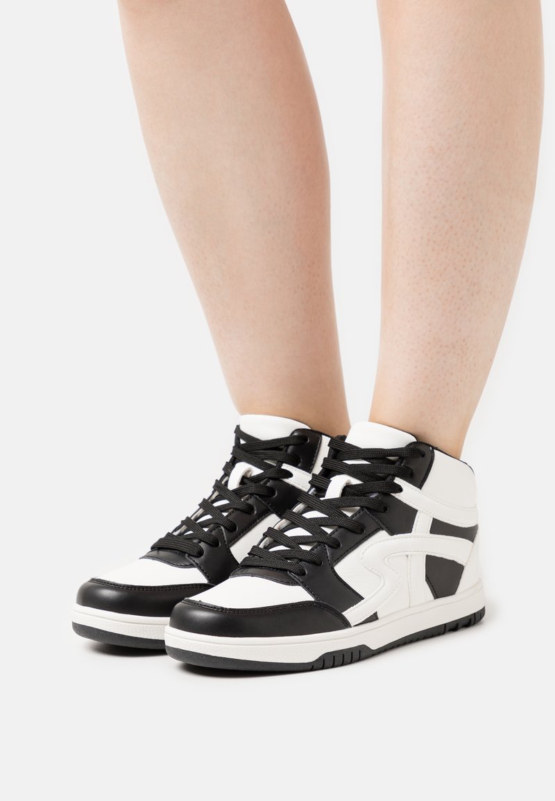 Rubi Shoes by Cotton On MARTHA - Baskets montantes - white/black/blanc ...