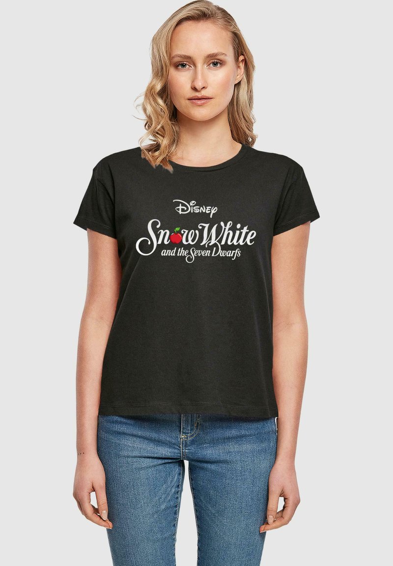ABSOLUTE CULT SNOW WHITE - LOGO BOX - T-shirt con stampa - black/nero ...