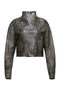 VSP ISLA - Leather jacket - dark brown - Zalando