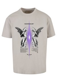 MJ Gonzales MANNER THE TRUTH HEAVY OVERSIZED TEE - Print T-shirt ...