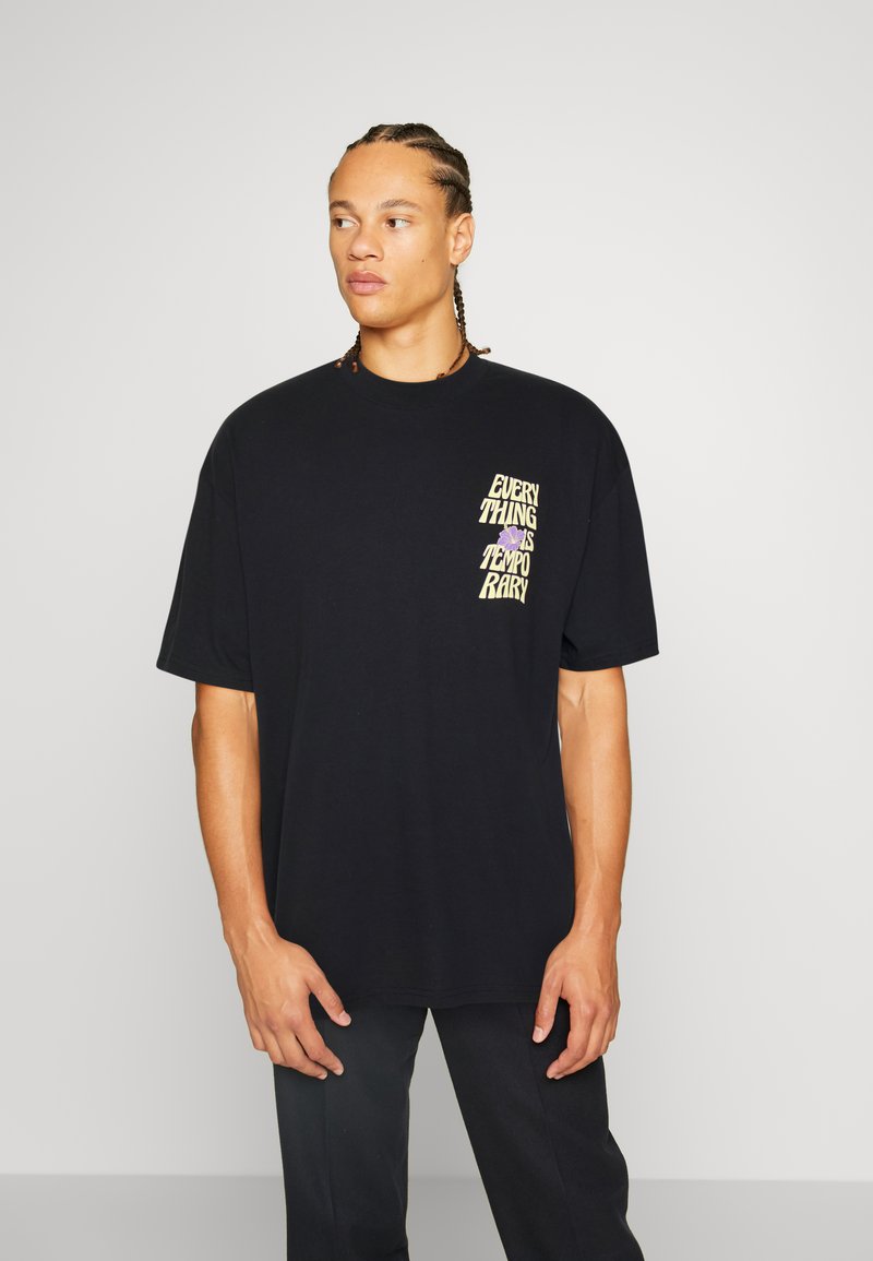 YOURTURN UNISEX - Print T-shirt - black - Zalando.ie