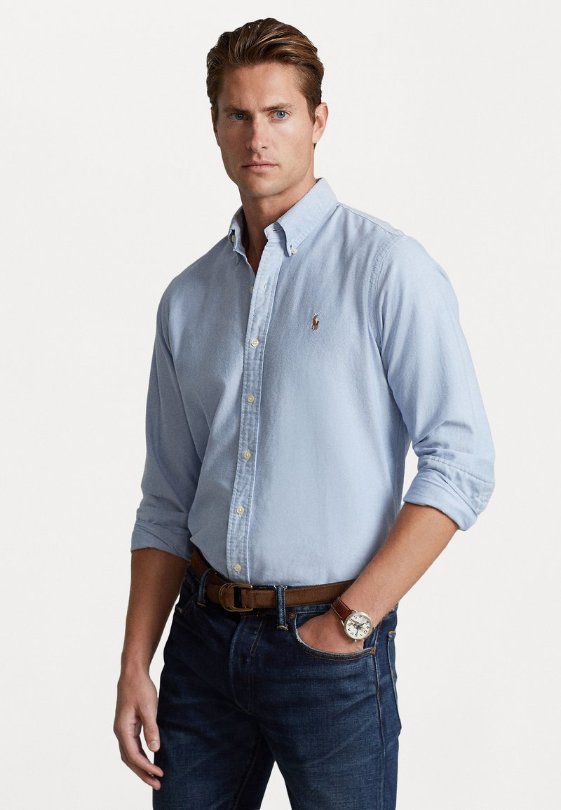 Polo Ralph Lauren SLIM FIT OXFORD SHIRT - Skjorte - blue/blå - Zalando.no