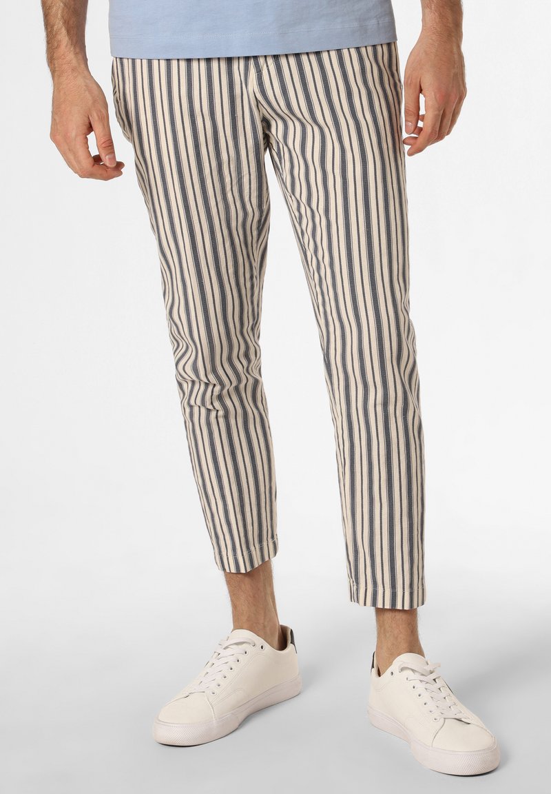 FINSHLEY & HARDING LONDON PHILIP - Trainingsbroek - beige marine/beige ...